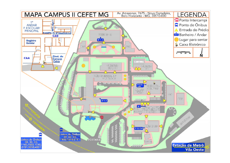 Mapa Campus Nova Gameleira | PDF