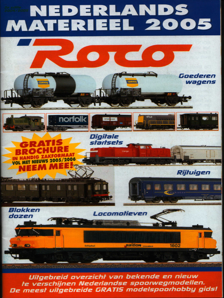 Roco Nederlands Materieel 2005 | PDF