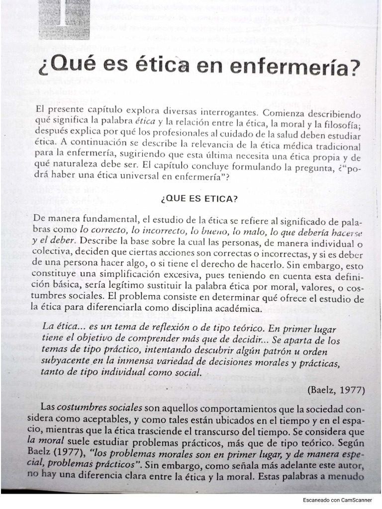 Que Es La Ética Rumbold | PDF