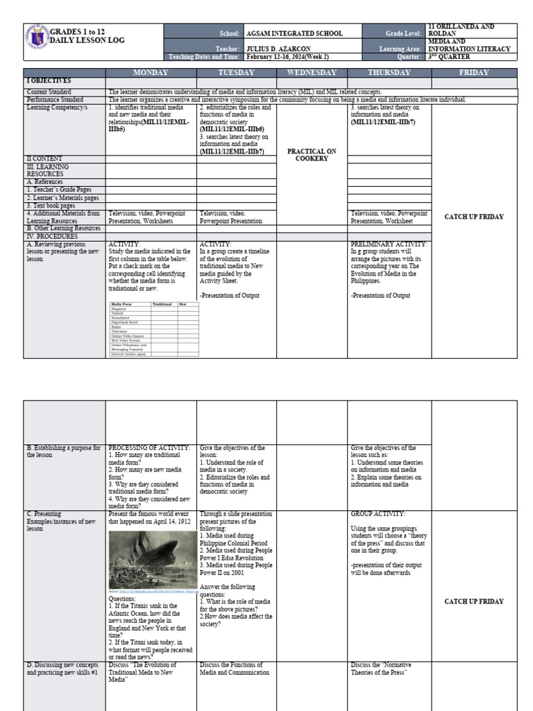 DLL Mil Q3 W2 | PDF | Learning | Human Communication