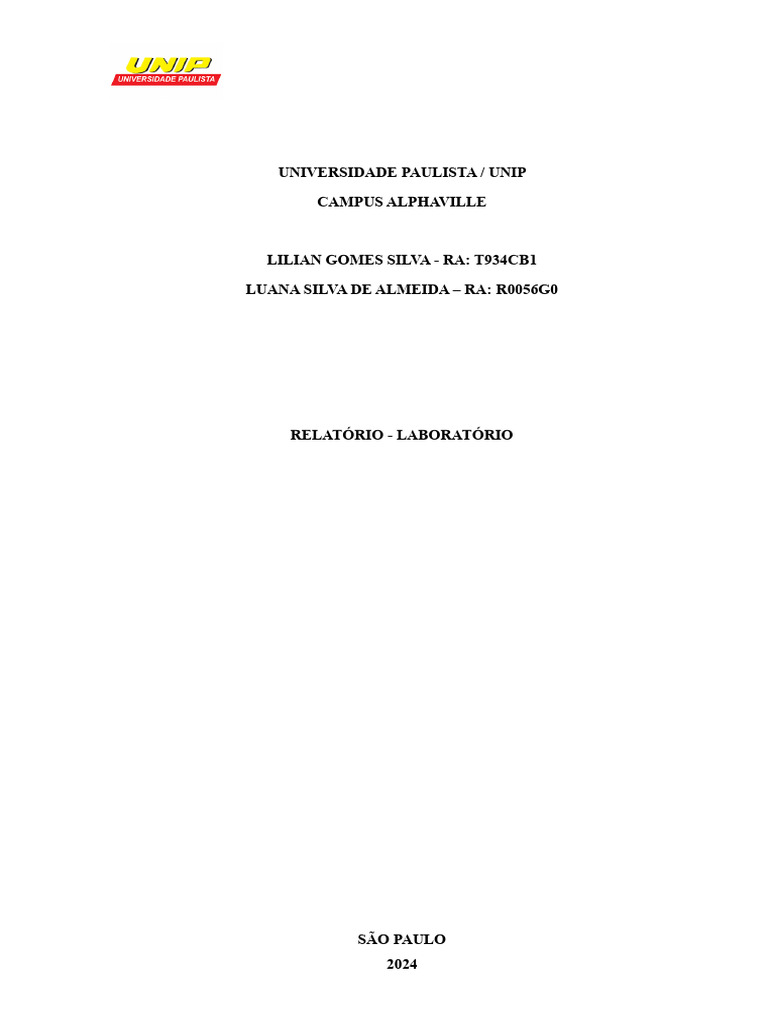 Relatório 2 - Laboratório | PDF | Behaviorismo | Laboratórios