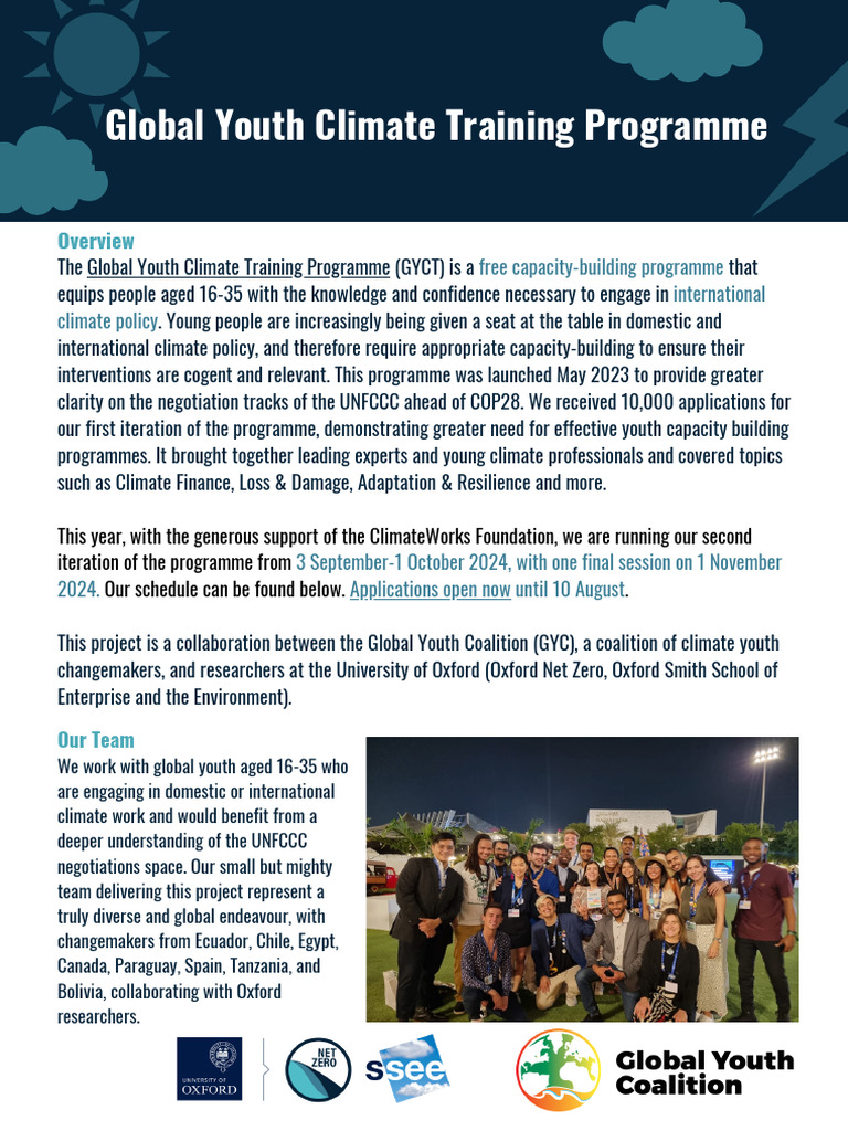 GYCT Brochure 2024 | PDF | Social Science