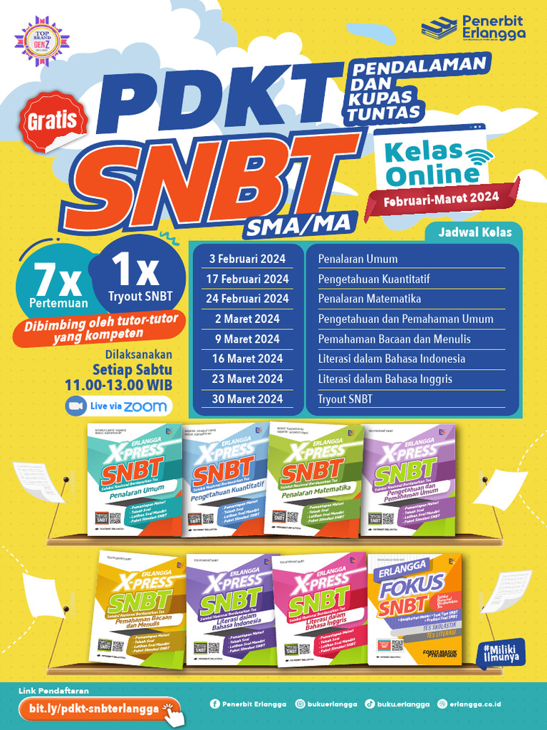 Flyer Kelas Online PDKT SNBT SMA | PDF