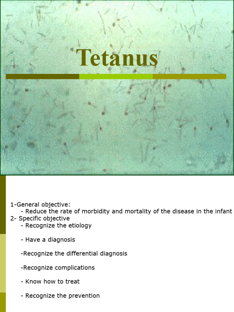 !tetanus M | PDF | Microbiology | Medical Specialties