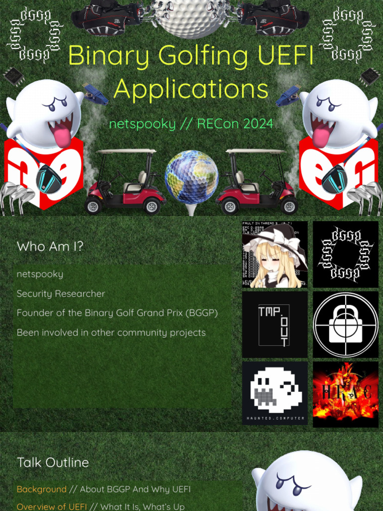 Binary Golfing UEFI Applications | PDF | File System | Booting