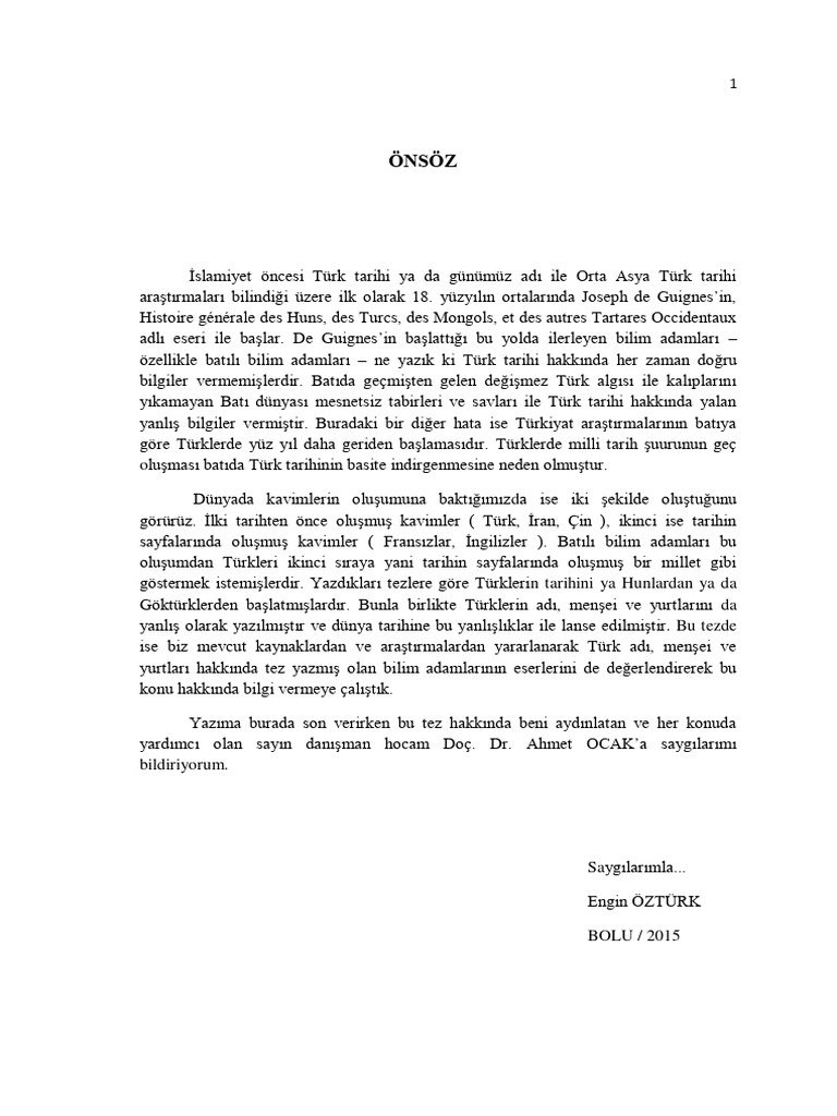 Turk Adinin Anlami Turklerin Mensei Ve o | PDF