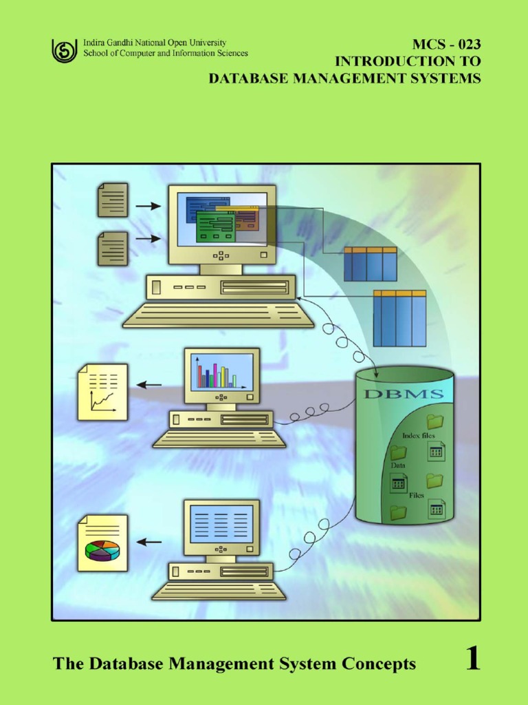 Mcs023b1 Introduction To Dbms | PDF | Databases | Relational Database