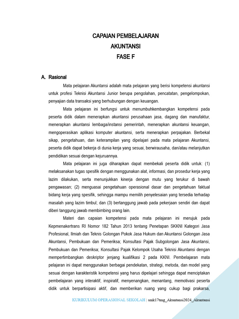 Analisis CP Fase F | PDF | Bisnis