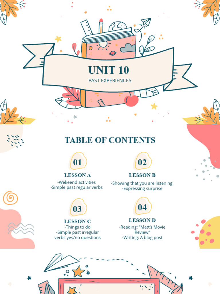 Unit 10 | PDF | Verb | English Language