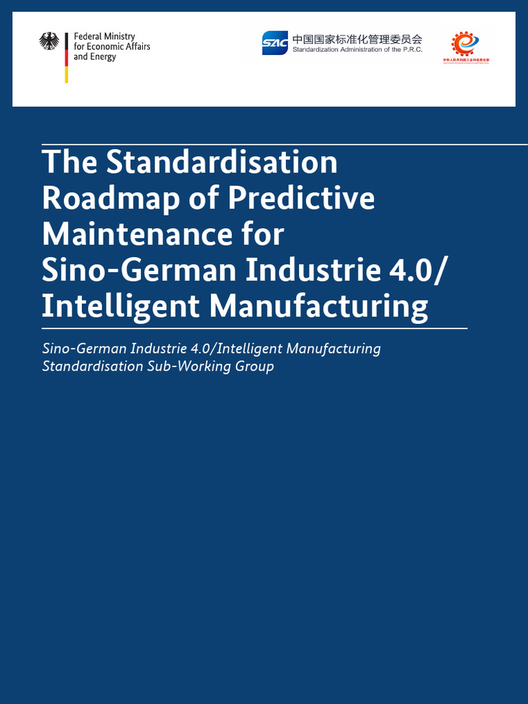 The Standardisation Roadmap of Predictive Maintenance For Sino German Industrie 4 0 Data | PDF ...