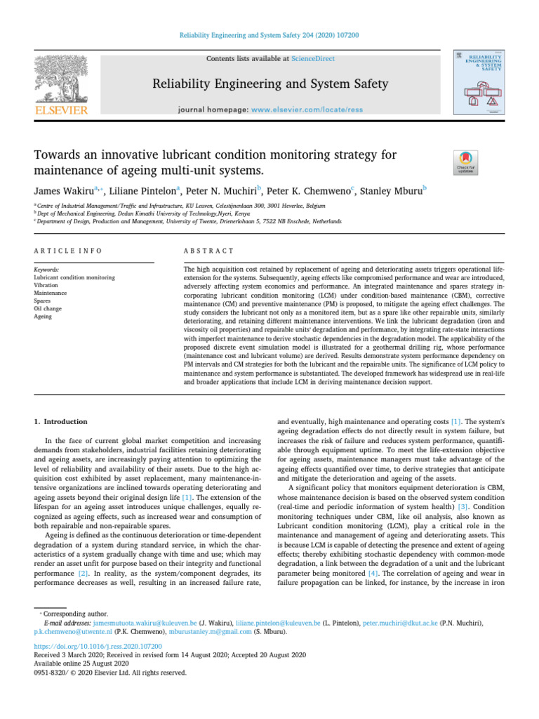Towards An Innovative Lubricant Condition Monitoring Strategy Pdf