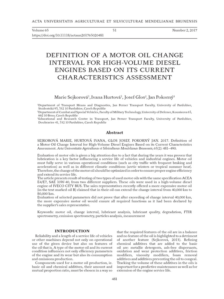 Definition of A Motor Oil Change | PDF | Motor Oil | Engines