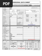 Excel File CSC Personal Data Sheet PDS 2017 1 | PDF | Justice | Crime ...
