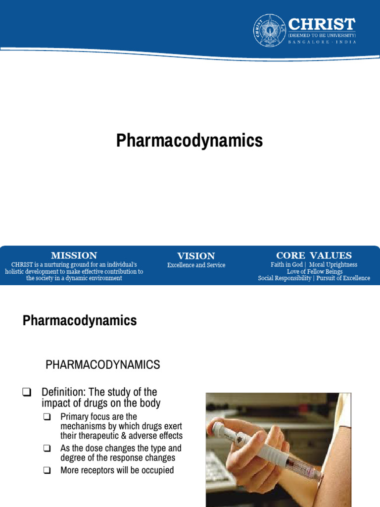 Understanding Pharmacodynamics Principles | PDF | Receptor Antagonist ...