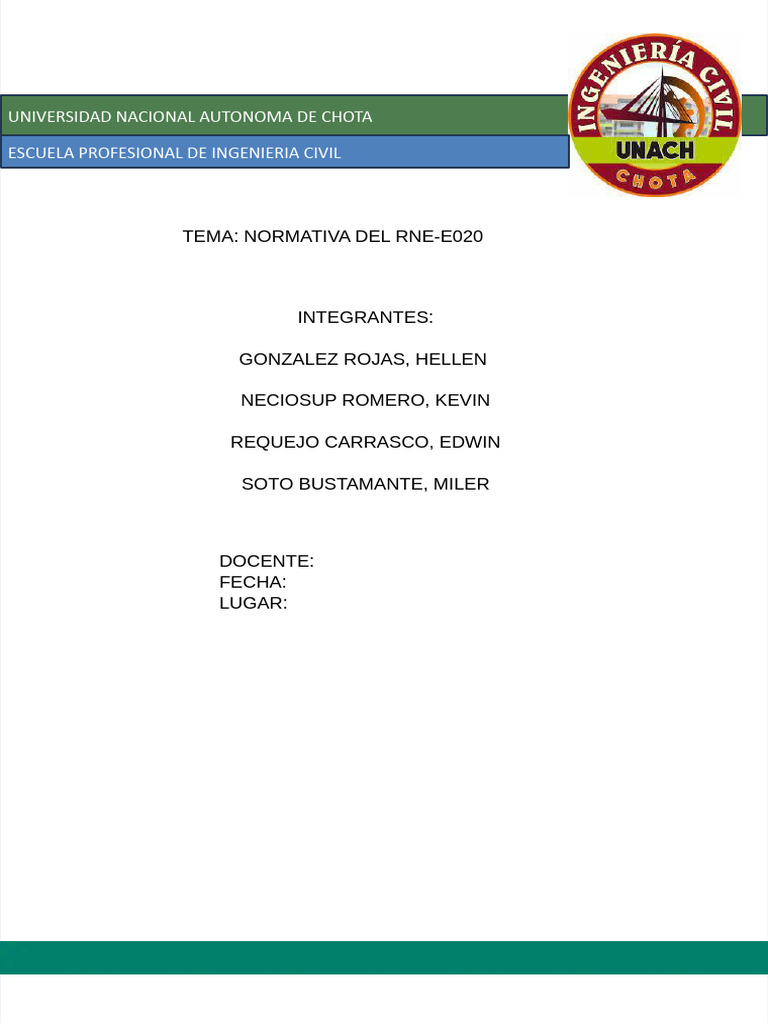 Explicacion de La Norma e 020 FINAL | PDF | Herida | Puente