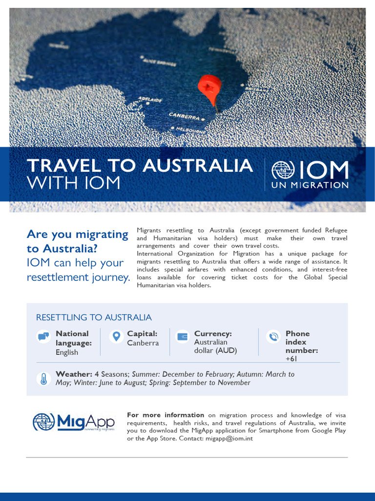 IOM - Travel Assistance Flyer | PDF | International Organization For ...
