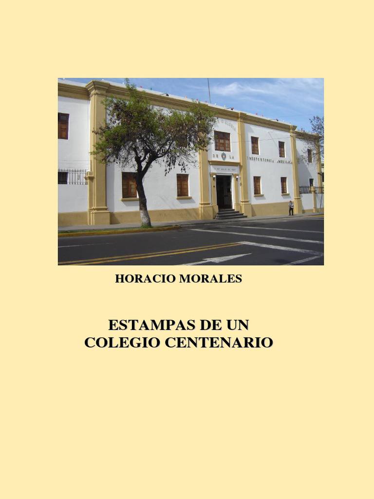 Horacio Morales_ESTAMPAS DE UN COLEGIO CENTENARIO | PDF | Iglesia Católica