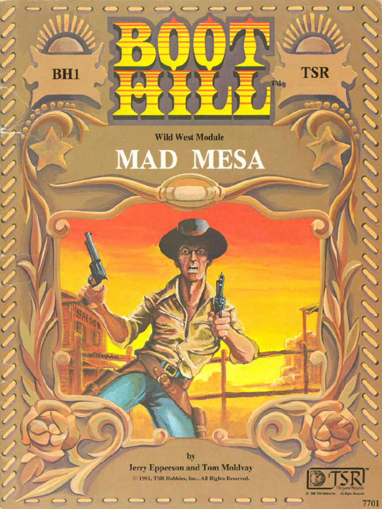 Boot Hill - (BH1) Mad Mesa | PDF