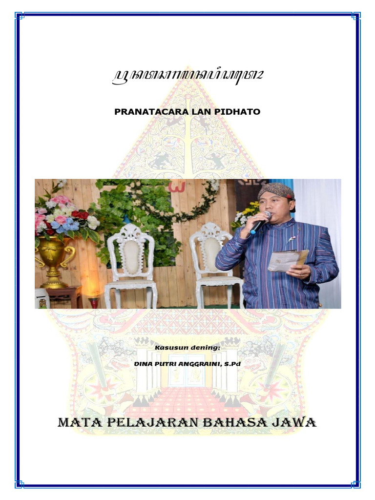 Tugas Bahan Ajar Pidato 1 Dina | PDF