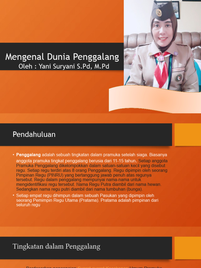 Mengenal Dunia Penggalang YANI | PDF