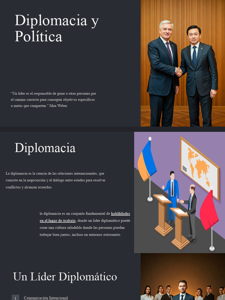 Diplomacia y Politica | PDF | Negociación | Diplomacia