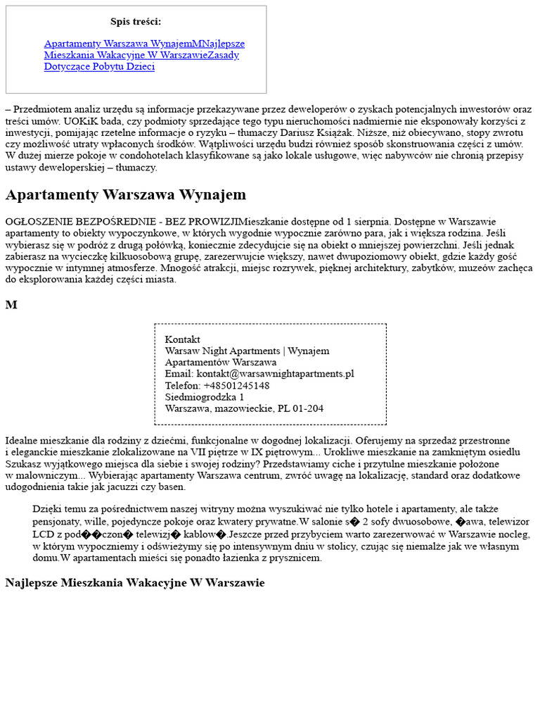 Oficjalna Strona Internetowa Zameku Królewskiego W Warszawie 164400 | PDF