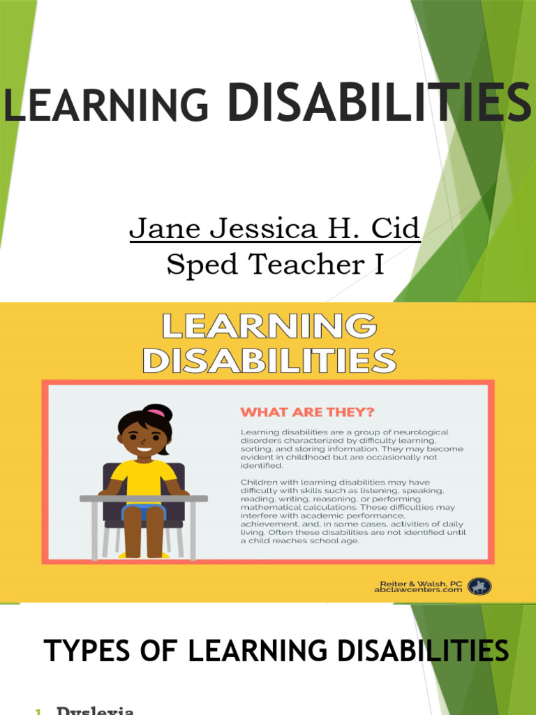 Learning Disabilities | PDF | Learning Disability | Neuroscience