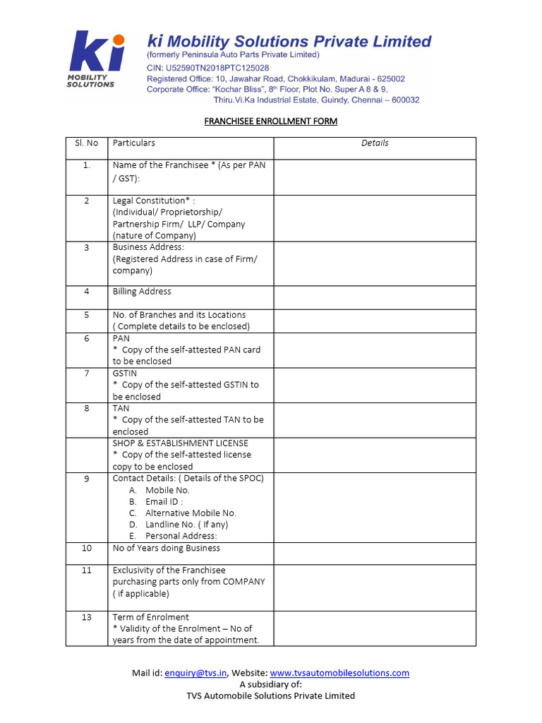 Enrolment Form TNC - Final | PDF | Indemnity | Private Law