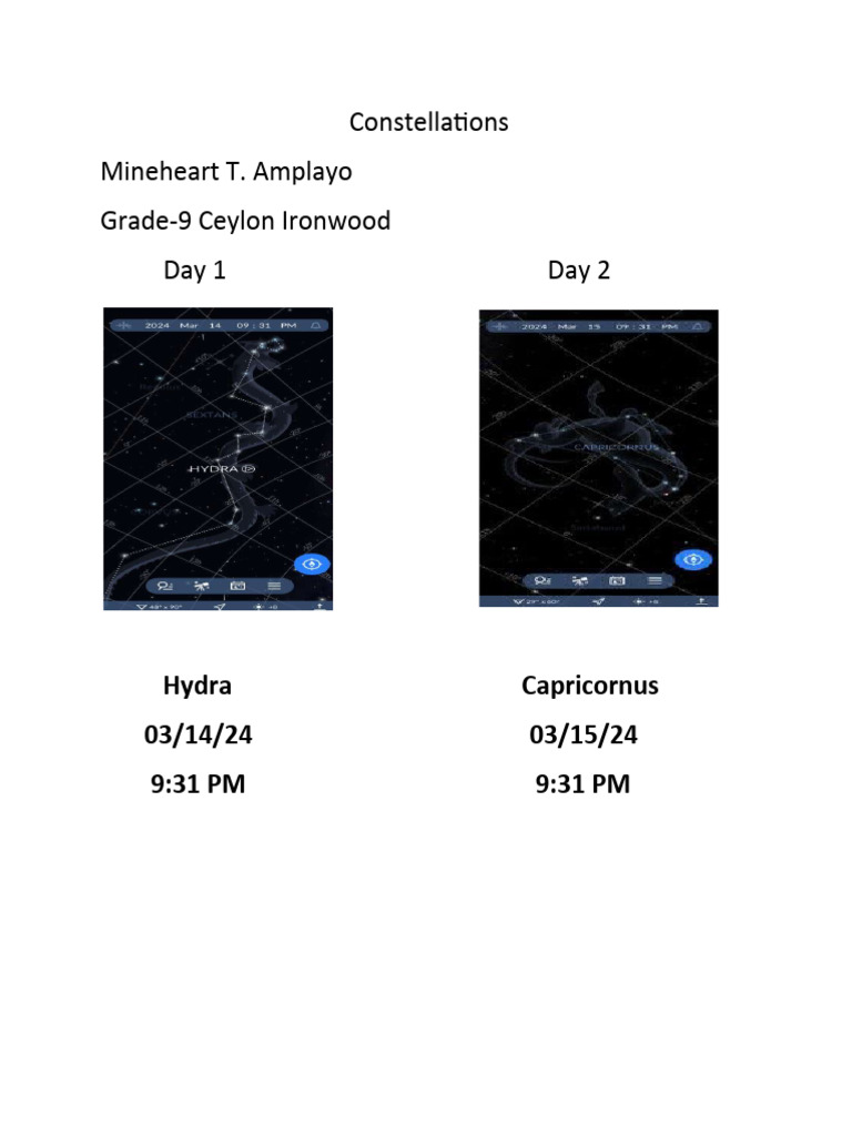 Constellations | PDF