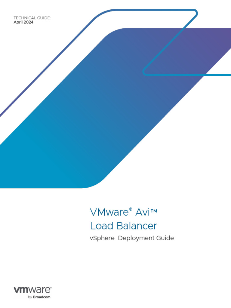 VMware Avi Load Balancer VSphere Deployment Guide | PDF | Ip Address ...