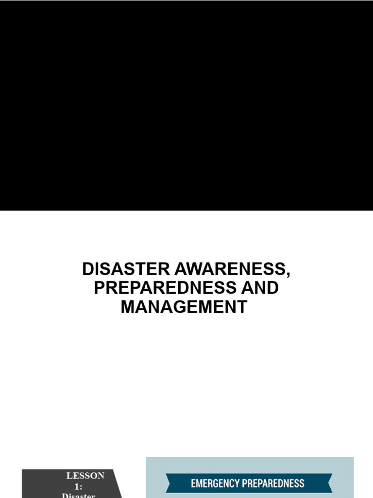 NSTP Disaster Awareness | PDF | Natural Disasters | Emergency Management