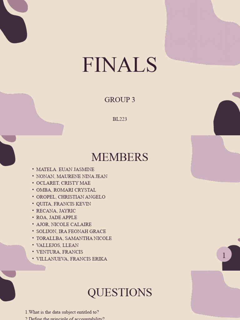 Group 3 Revised Semi Finals | PDF | Crimes | Crime & Violence