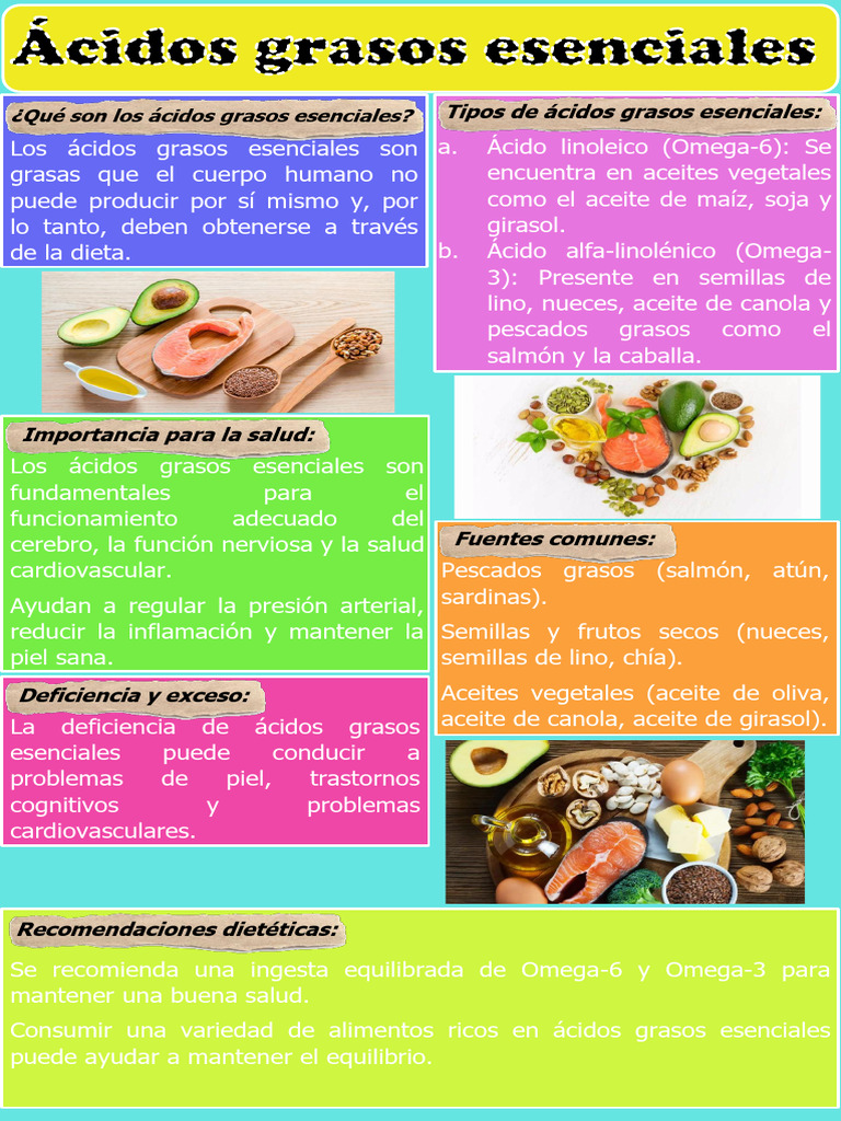 Acidos Grasos Esenciales | PDF | Bienestar