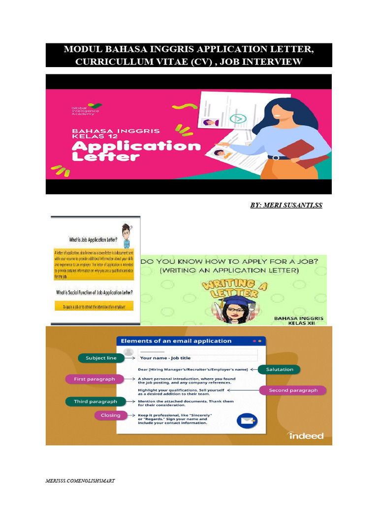 Modul Job Aplication Letter | PDF | Karier & Perkembangan | Bisnis