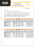 Remedial Time Table | PDF