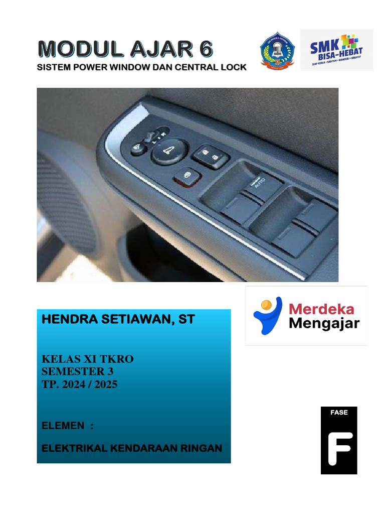 Modul Power Window & Central Lock | PDF