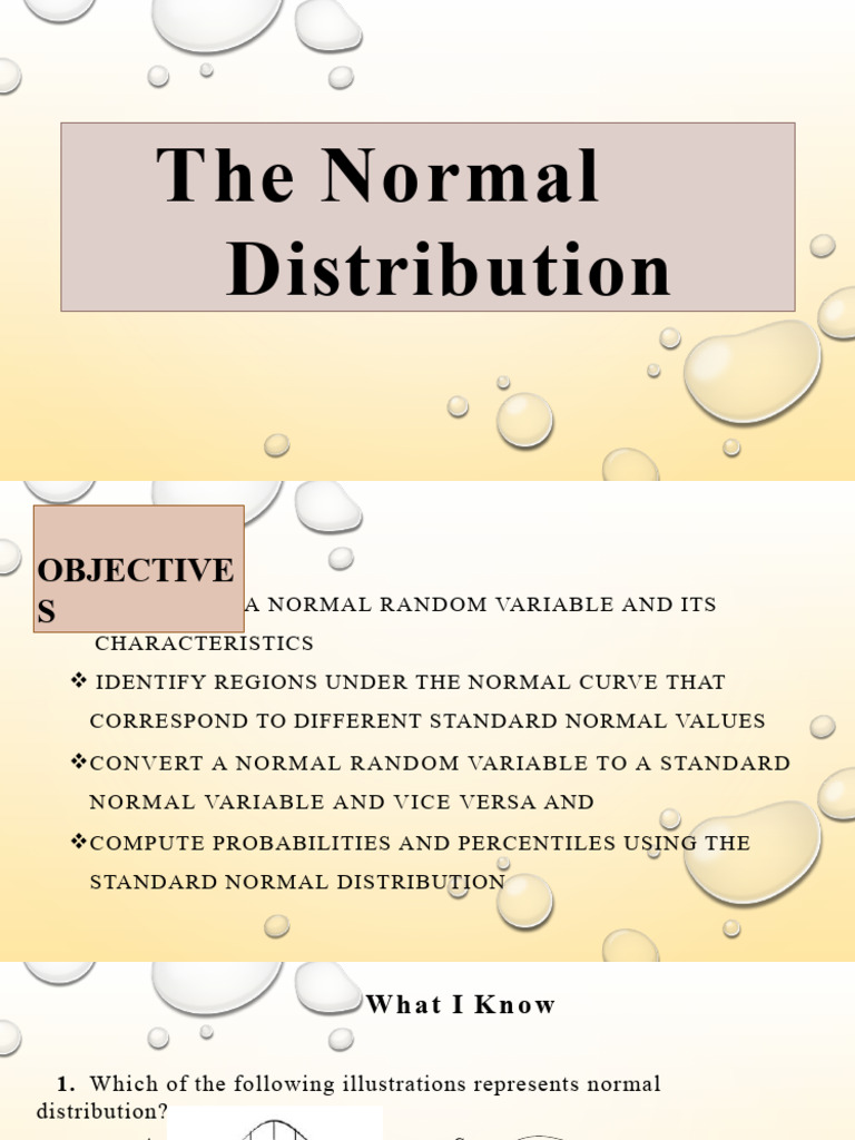 Understanding Normal Distribution Basics | PDF | Percentile | Normal ...