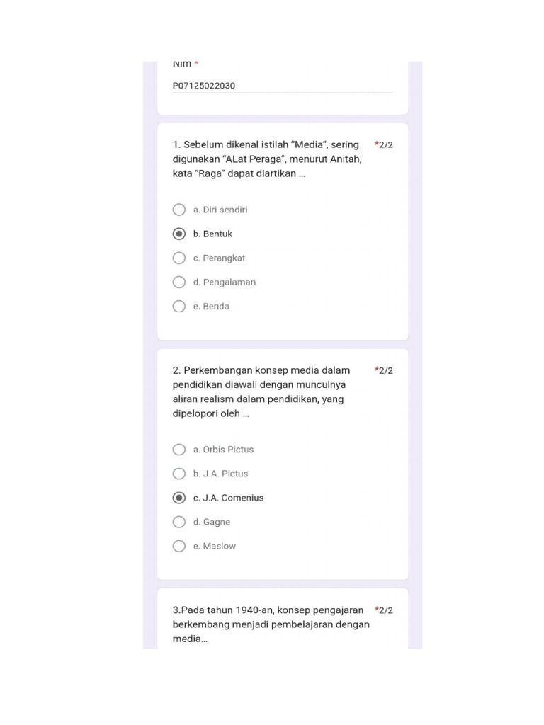 UAS Medkom SMSTR 4 2024 | PDF