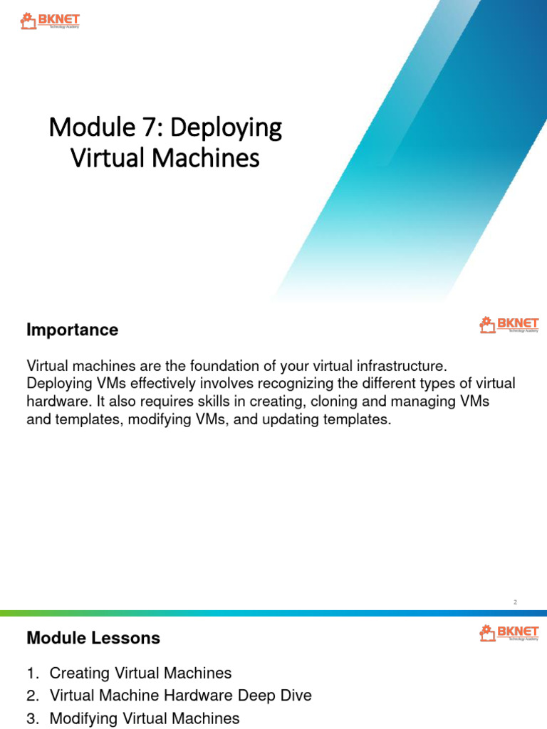 Deploying Virtual Machines Guide | PDF | Virtual Machine | Virtualization