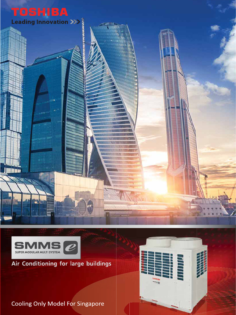 Toshiba SMMSe VRF System Brochure | PDF | Air Conditioning ...