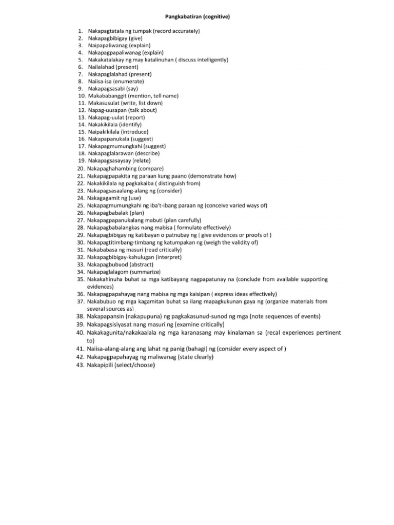 Behavioral Terms | PDF