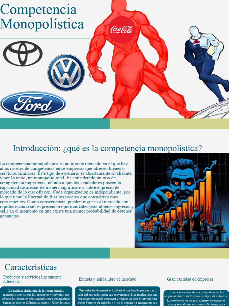 Competencia Monopolística | PDF | Mercado (economía) | Monopolio