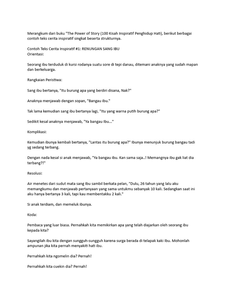 16 Kisah Inspiratif | PDF