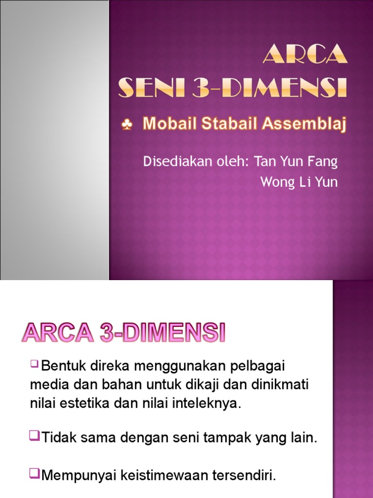Arca Mobil (Presatation) . | PDF | Seni