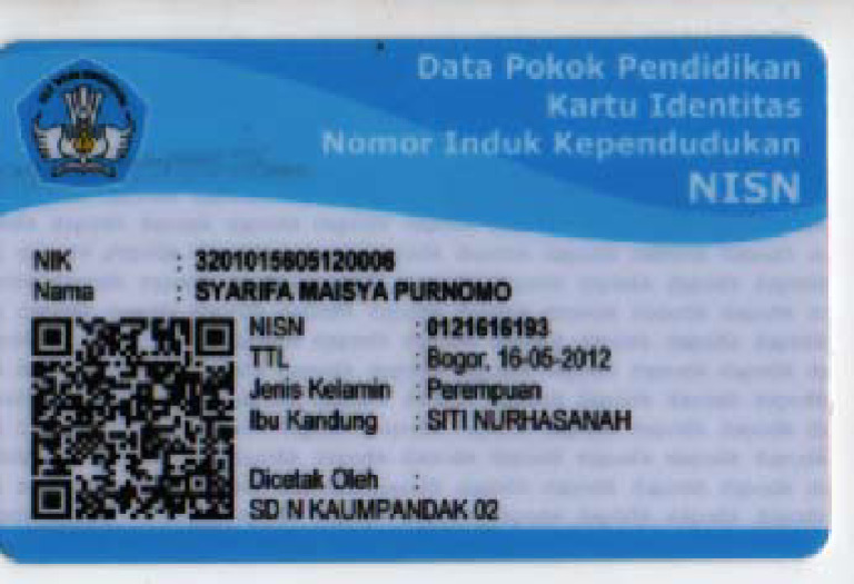 Kartu Nisn | PDF