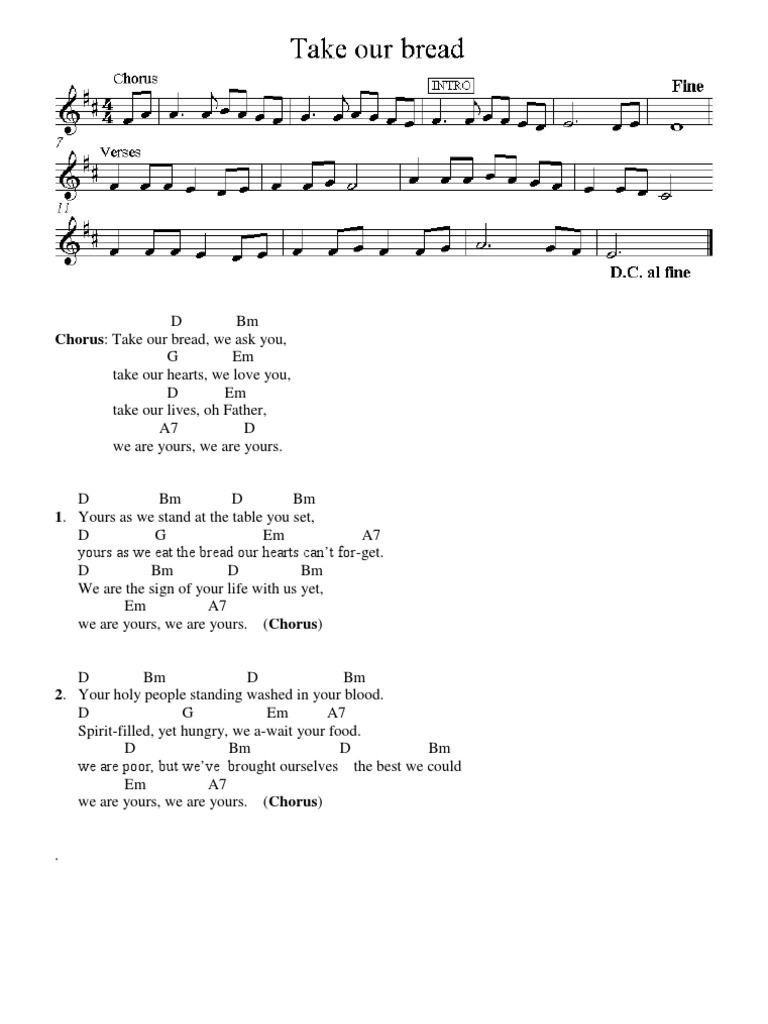 Take Our Bread | PDF