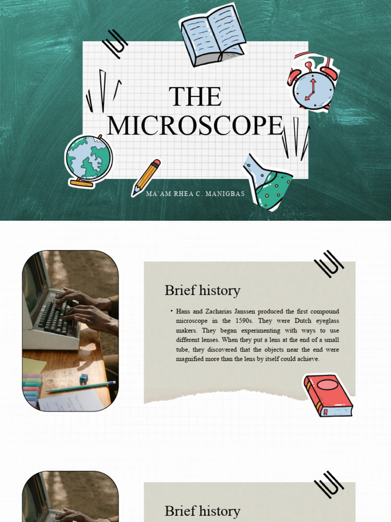 Module 1 The Microscope | PDF | Microscope | Electron Microscope