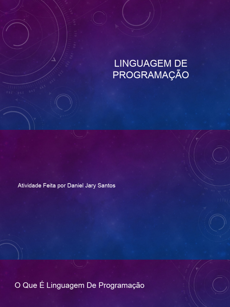 Tipos e Instalação de Linguagens de Programação | PDF | Linguagem ...