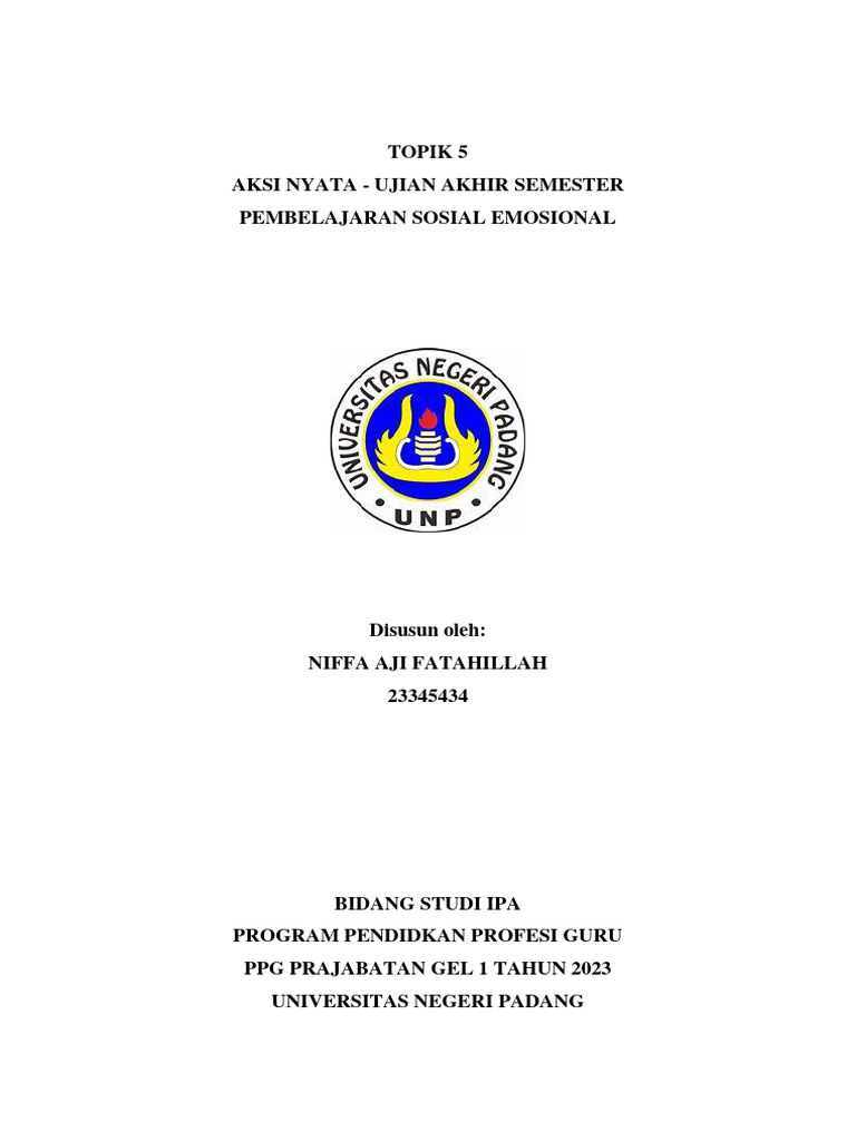 23345434-Niffa Aji Fatahillah-UAS PSE (Topik 5) | PDF