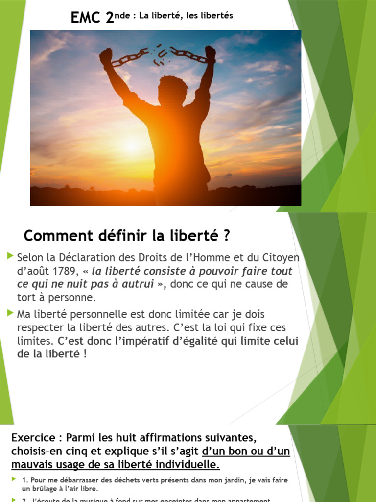 Libertés individuelles et limites légales | PDF | Nations unies ...